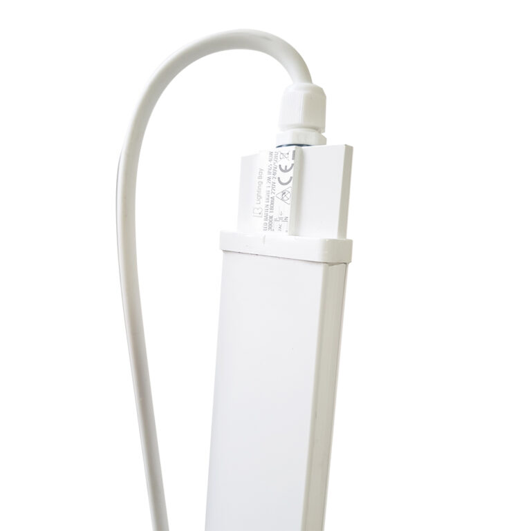 LED Linear Slimline Batten Tube Light. 4ft IP65 waterproof narrow light ...