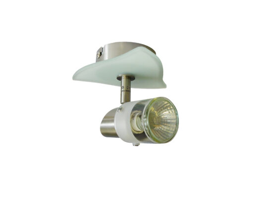 Stingray Single Spotlight with Glass Shade - Lighting Bay